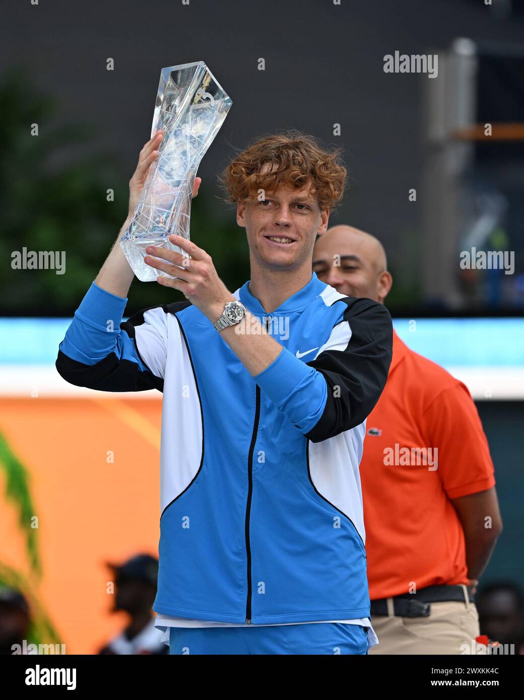 Jannik sinner championship trophy hi-res stock photography and images ...