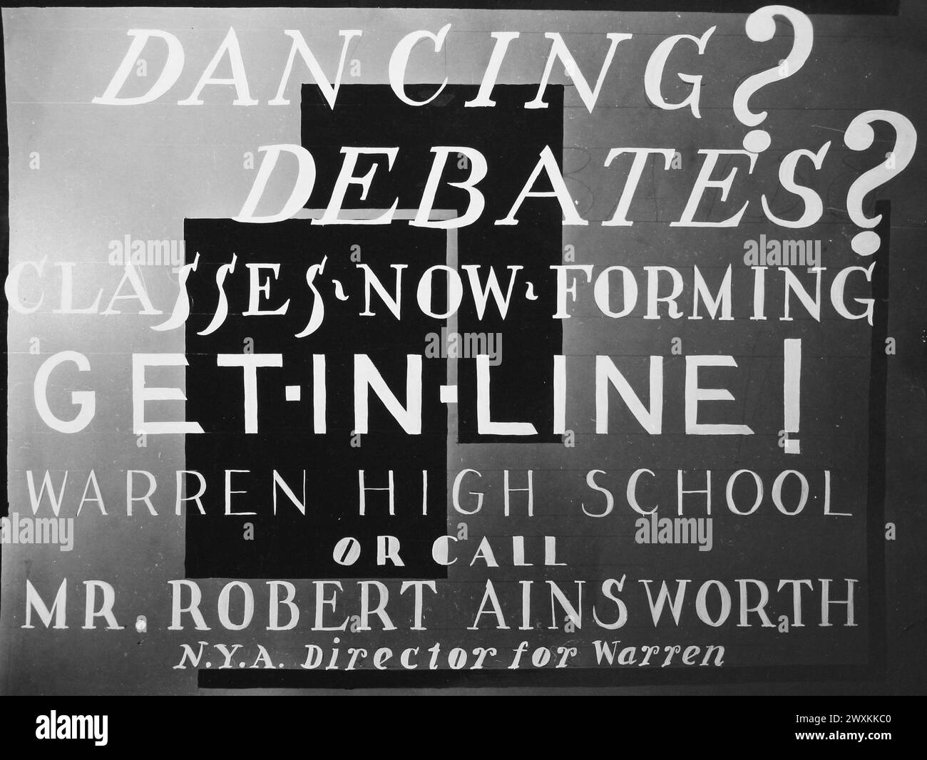 Dance programs Black and White Stock Photos & Images - Alamy