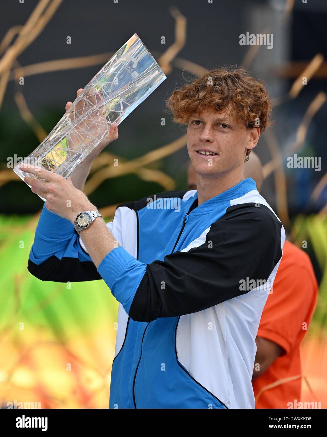Jannik sinner championship trophy hi-res stock photography and images ...