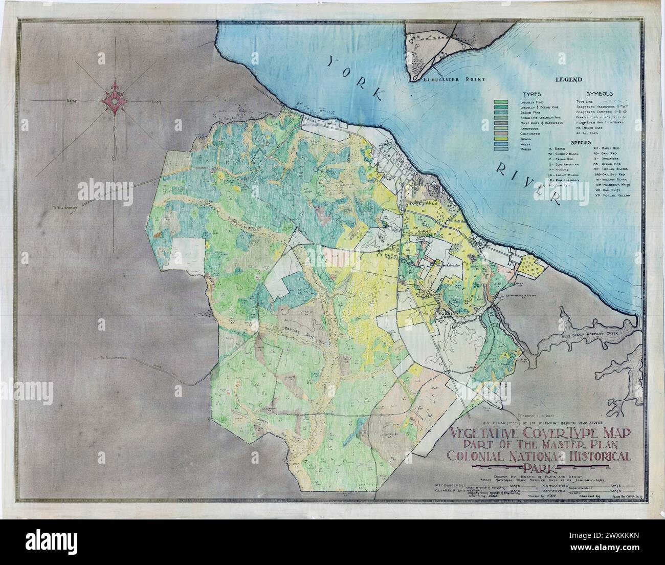 Vegetative cover type map hi-res stock photography and images - Alamy