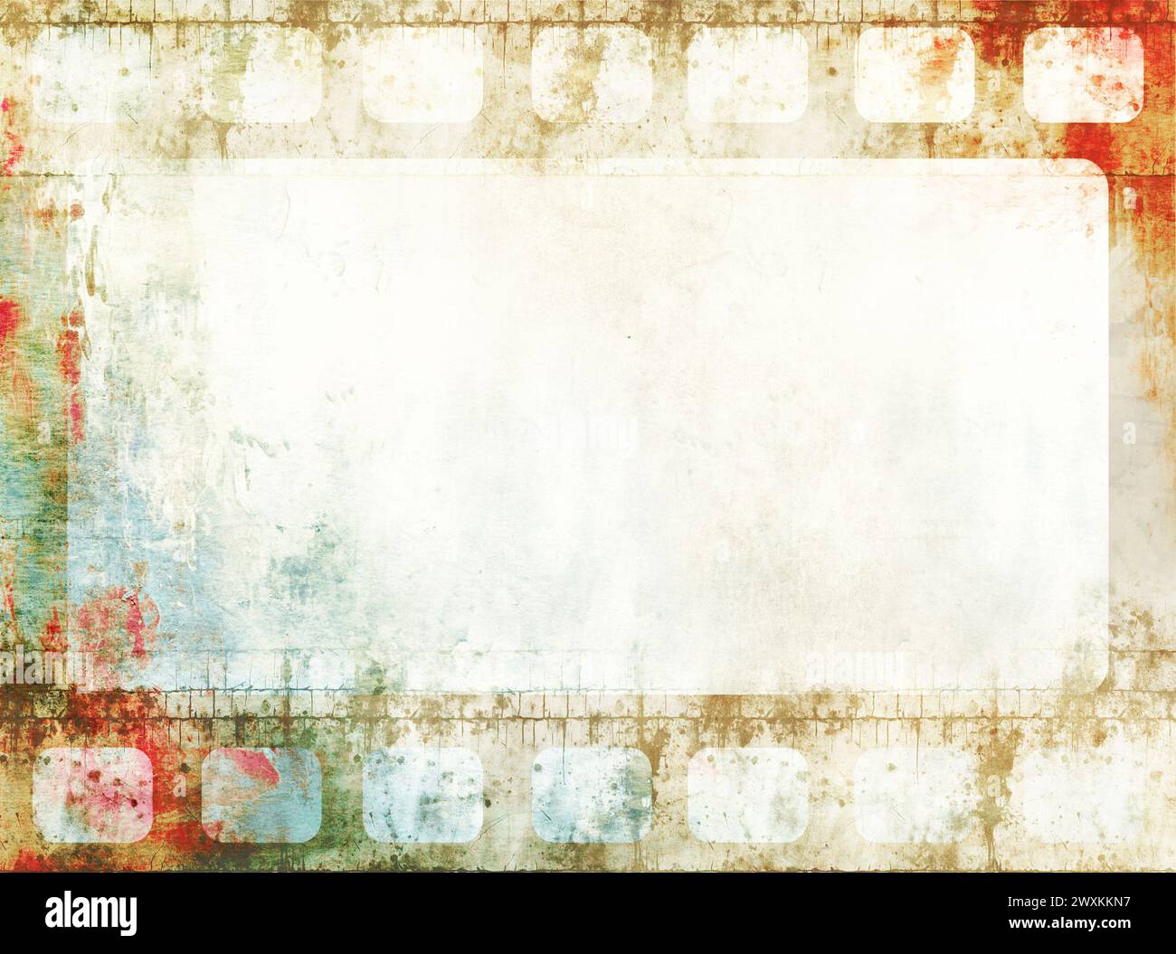 Colourful Film Strip Background