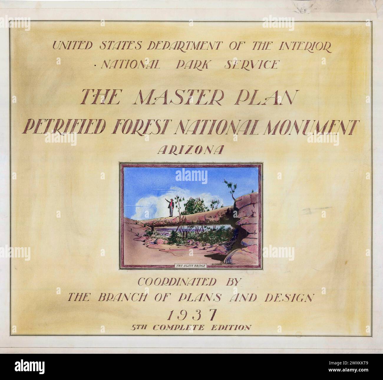 Cover of Master Plan 1937 for Petrified Forest National Monument Stock ...
