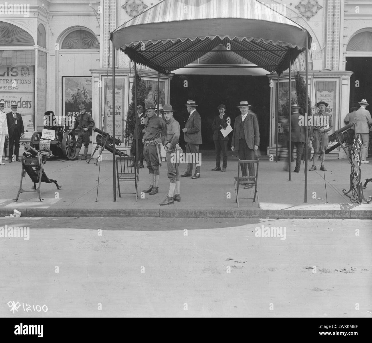 War Trophies exhibited at Poli's Theater in Washington D.C. ca. 1918 ...