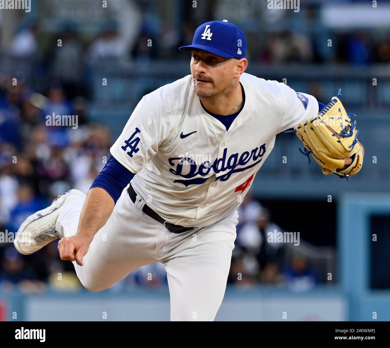 Los Angeles, United States. 31st Mar, 2024. Los Angeles Dodgers relief ...