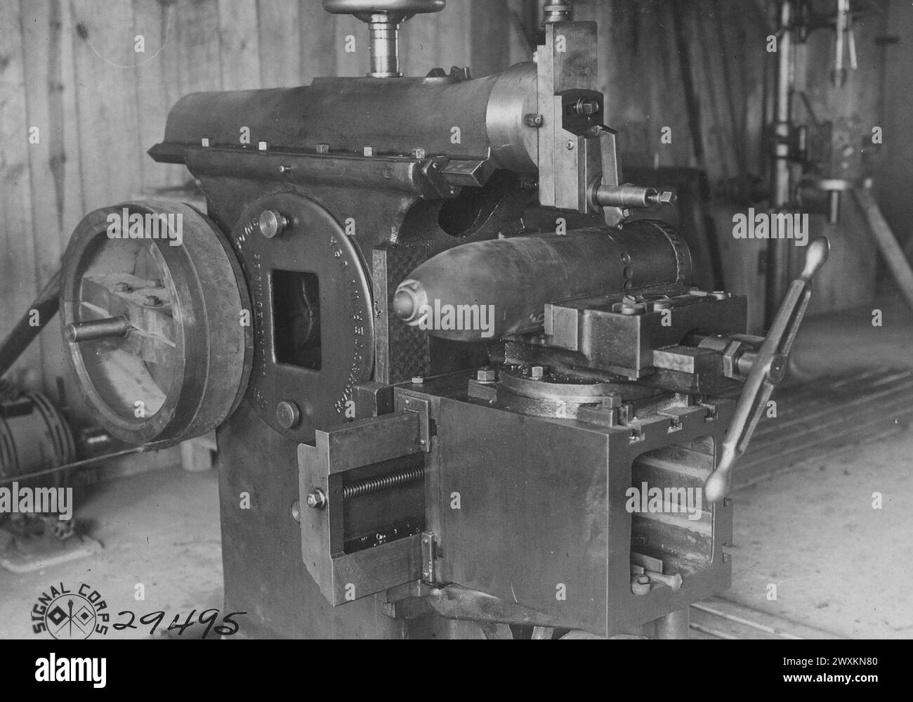 World war i shaper machine Black and White Stock Photos & Images - Alamy