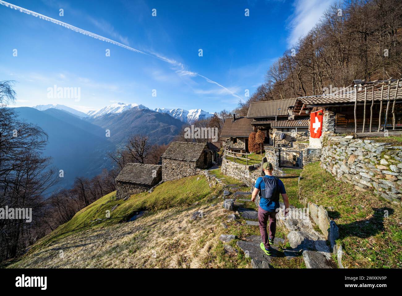 Switzerland spring mountain hi-res stock photography and images - Alamy