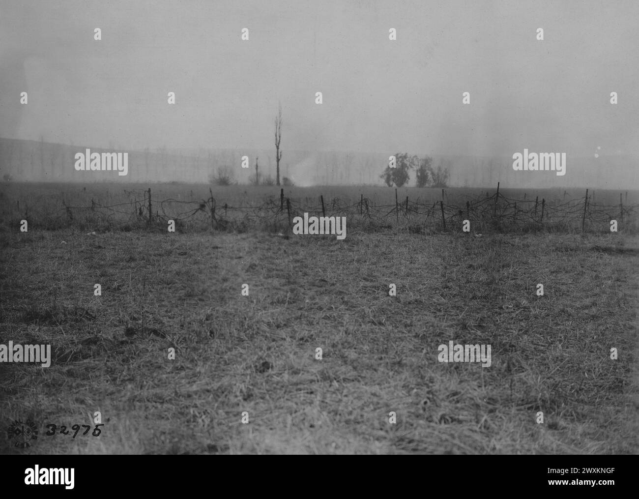 World War I Photos: (original captioN) Gas shells exploding in fields ...