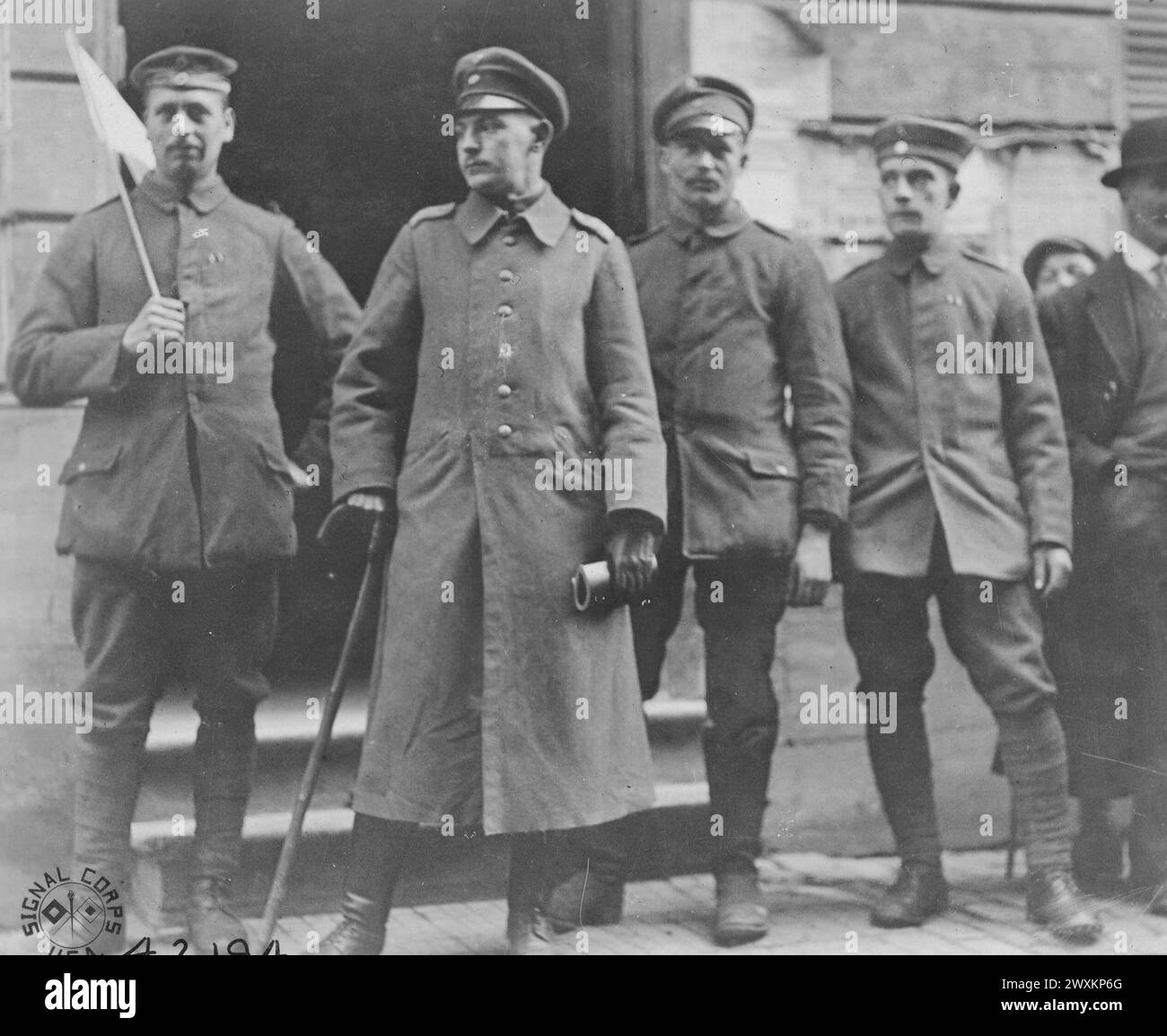 German surrender 1918 Black and White Stock Photos & Images - Alamy