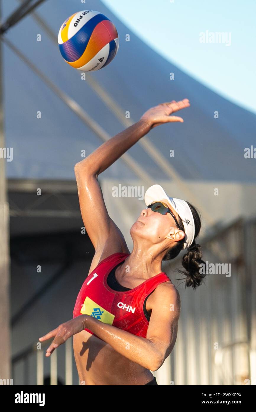 2024 beach volleyball world tour challenge hi-res stock photography and ...