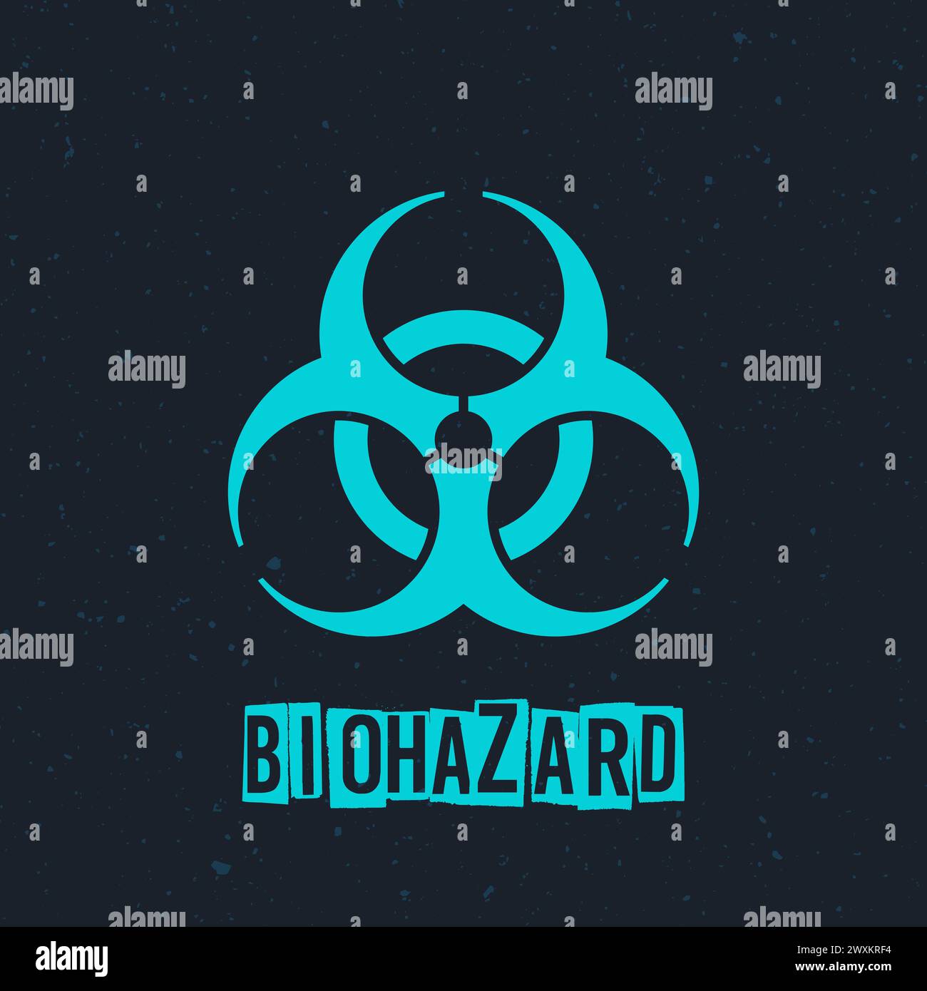 Biohazard symbol background vector illustration. epidemic risk danger ...