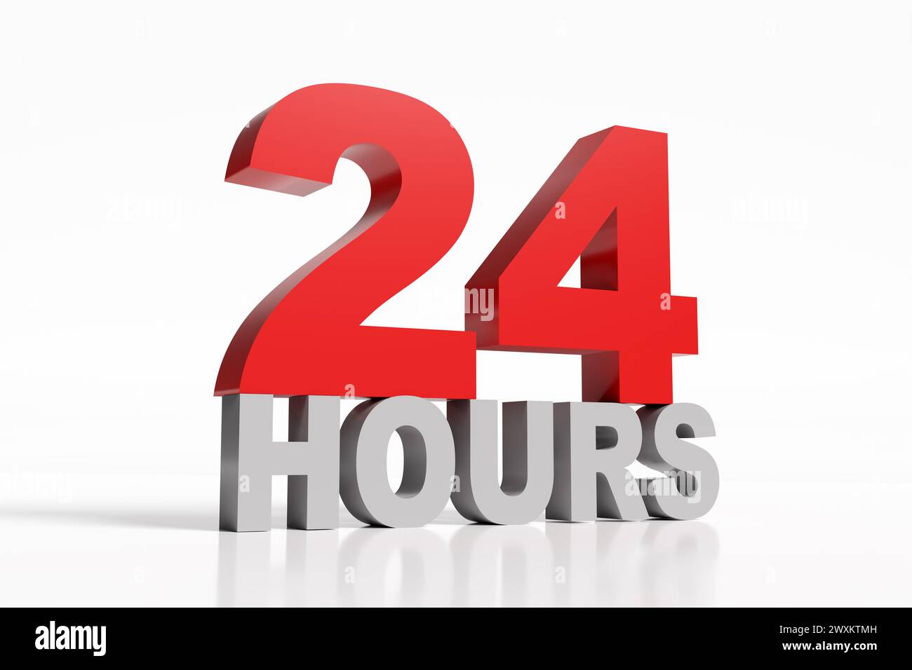 Open 24 hours sign 3d hi-res stock photography and images - Alamy