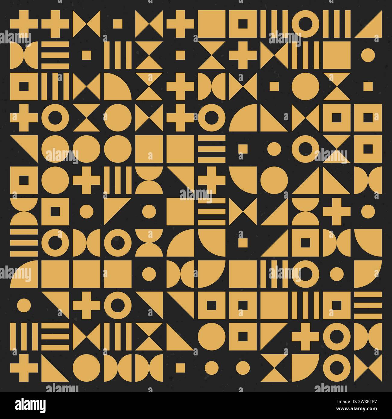 Abstract geometric shapes in grids. Bauhaus memphis design Stock Vector ...