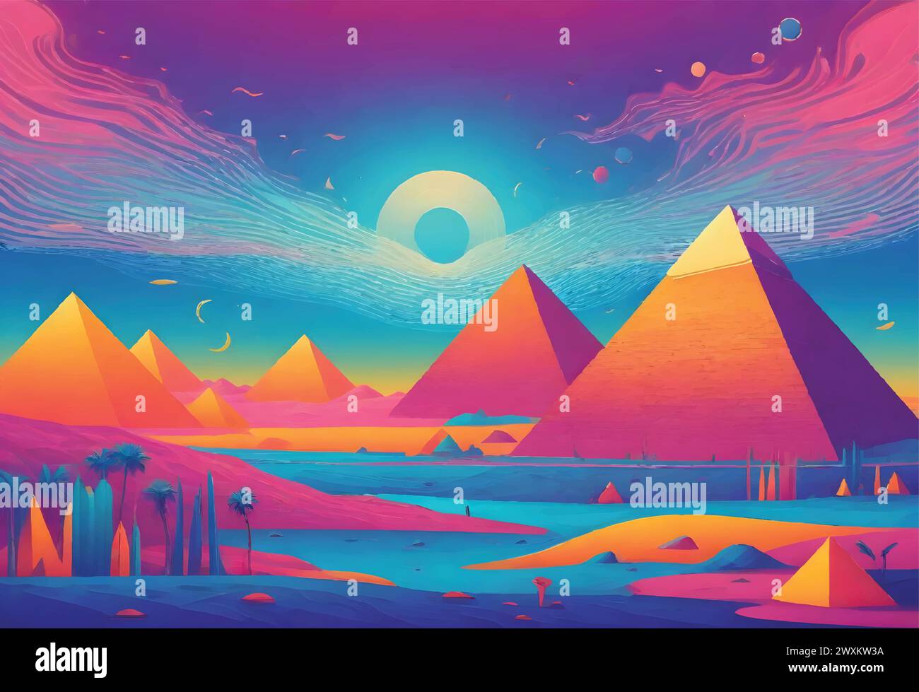 Pyramid wallpapers hi-res stock photography and images - Alamy