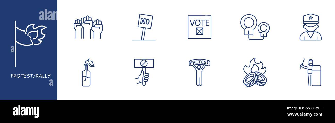 Rally organizer Stock Vector Images - Alamy