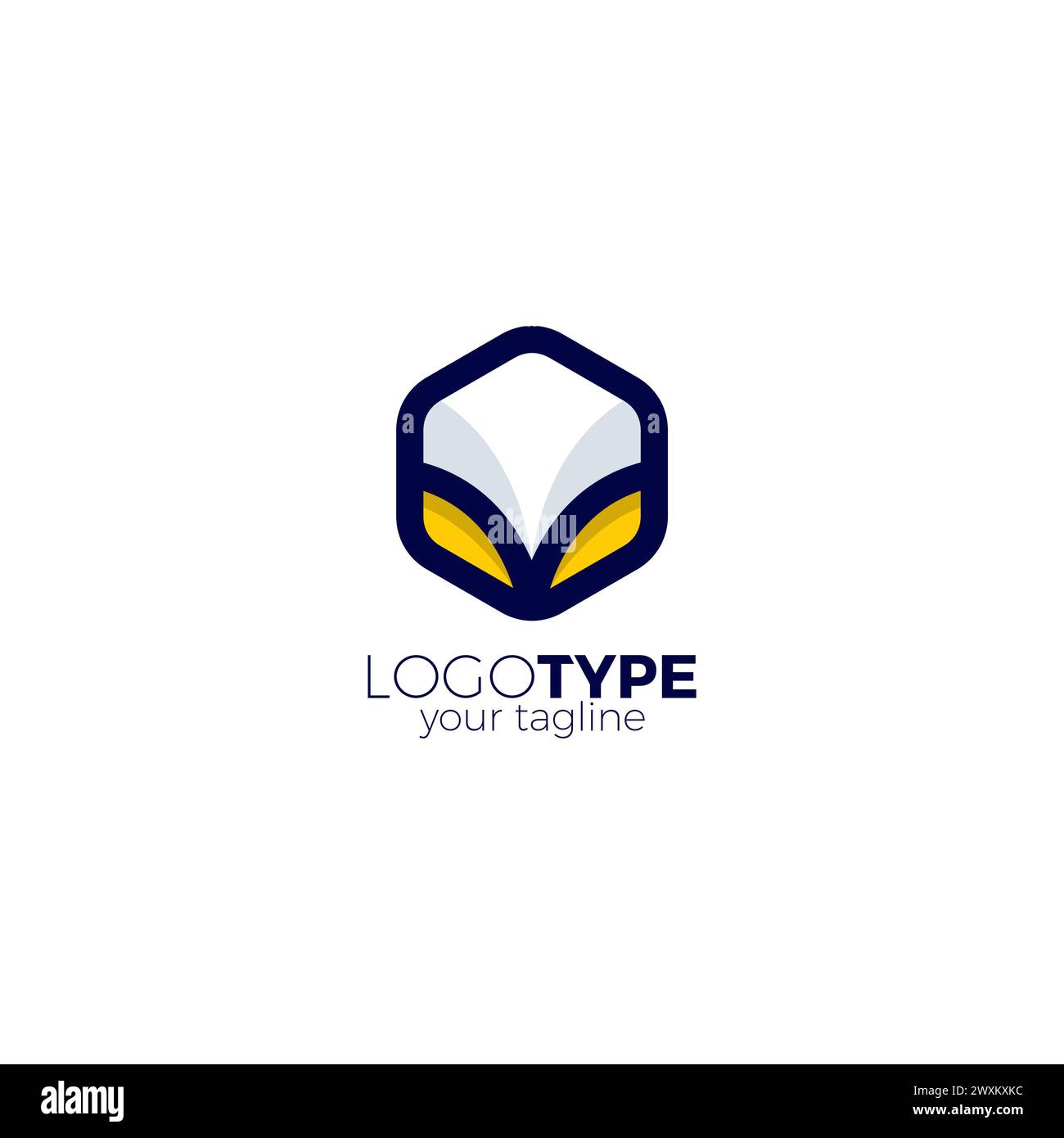 Hexagon icon Stock Vector Images - Alamy