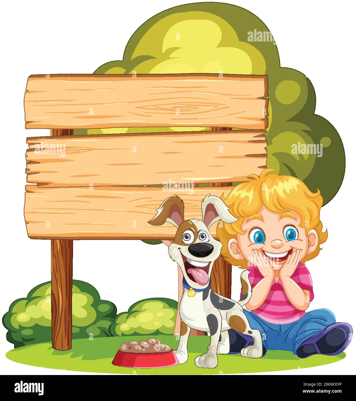 Joyful companionship Cut Out Stock Images & Pictures - Alamy