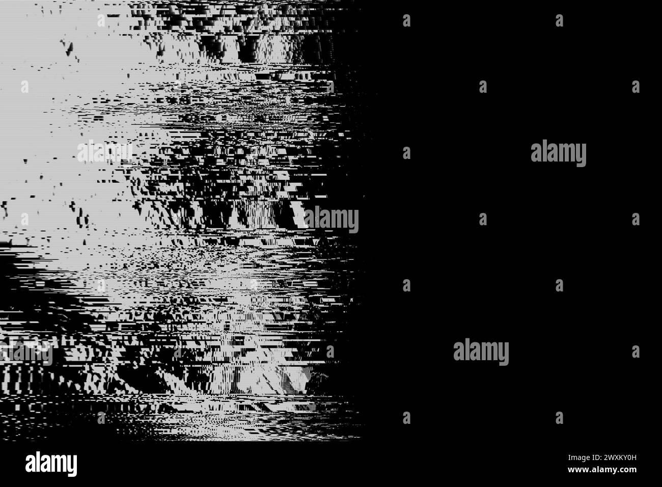 Digital glitch overlay static lines hi-res stock photography and images ...