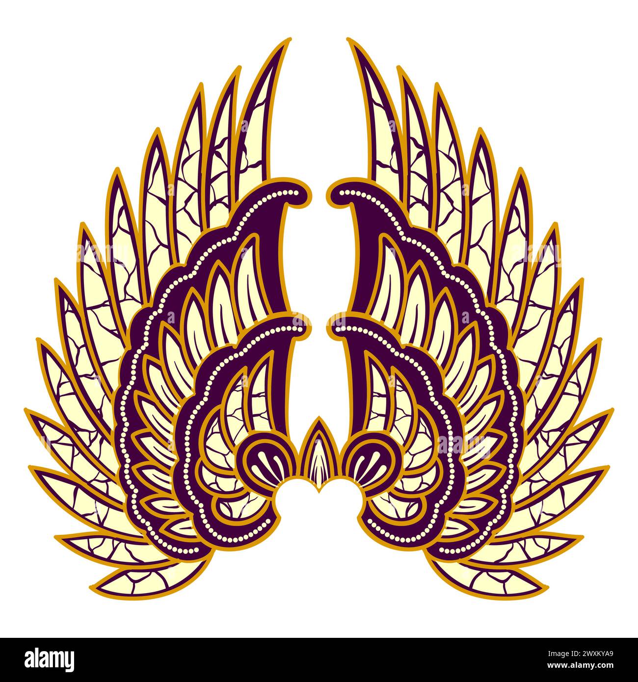 Vintage and classic of Javanese ethnic batik element. Mythology of ...