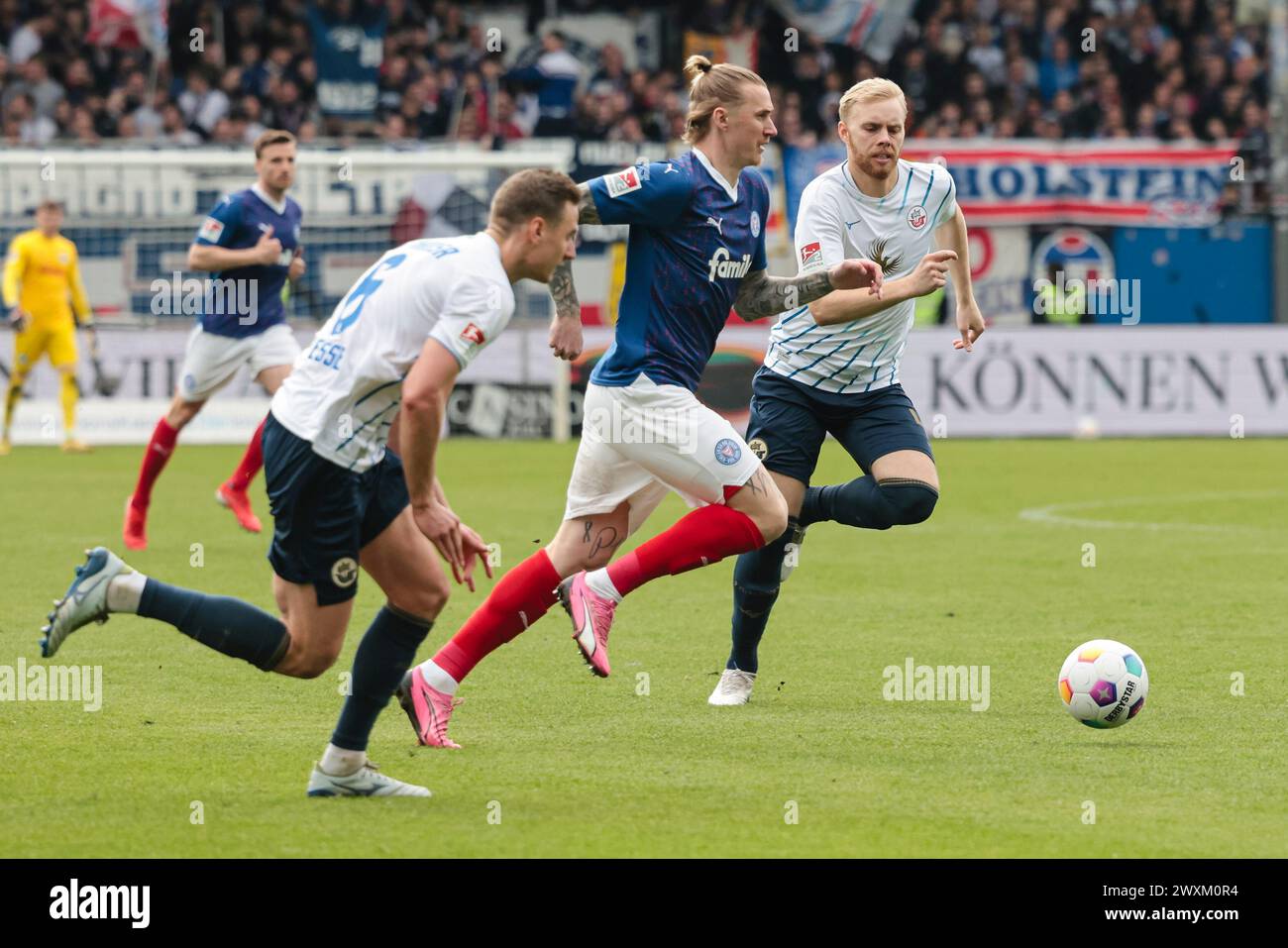 Kiel, Germany. 30th Mar, 2024. Soccer: Bundesliga 2, Holstein Kiel ...