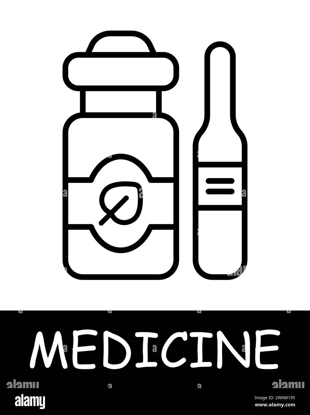 Drops line icon. Organic ingredients, tube, medicine, health, hospital ...