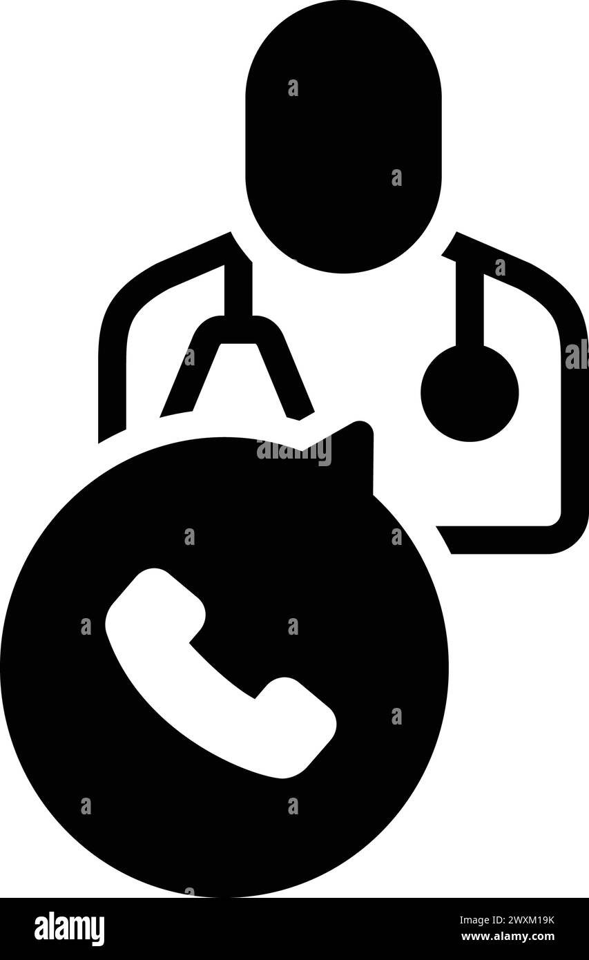 Icon for call the doctor, doctor Stock Vector Image & Art - Alamy