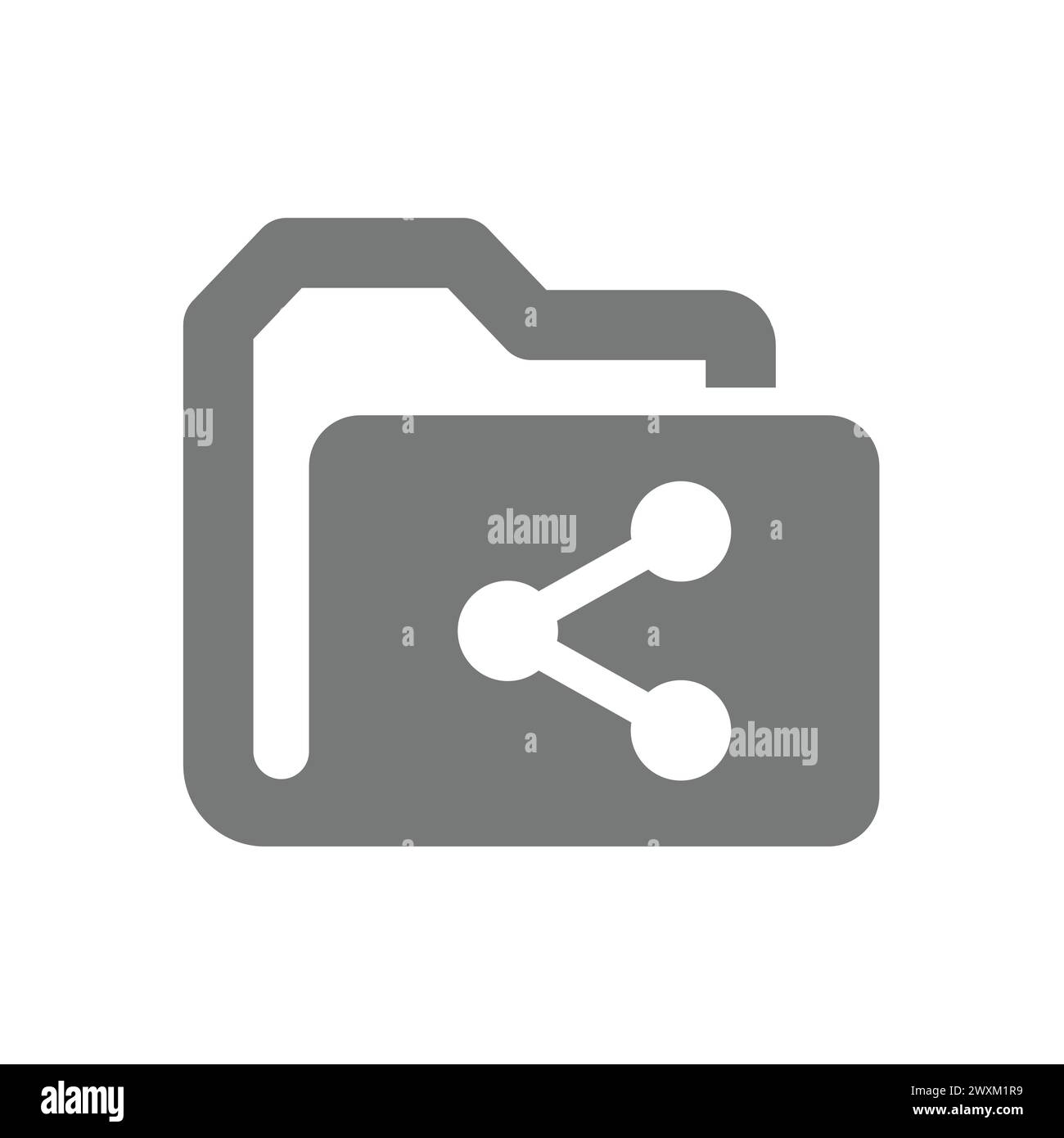 Black folder icon vector hi-res stock photography and images - Alamy