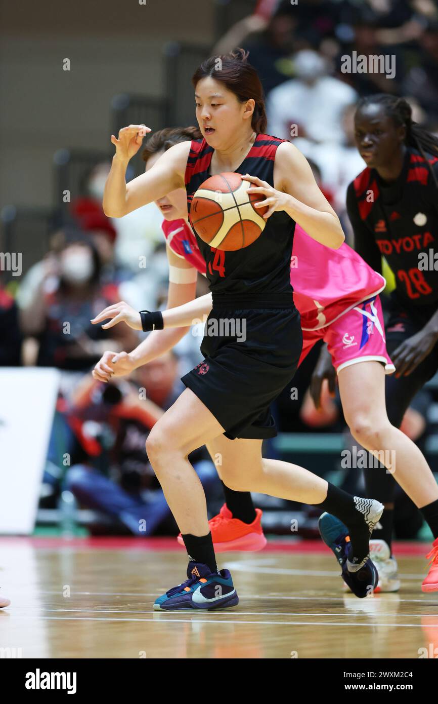 Takasaki Arena, Gunma, Japan. 31st Mar, 2024. Aika Hirashita (Antelopes), MARCH 31, 2024 ...