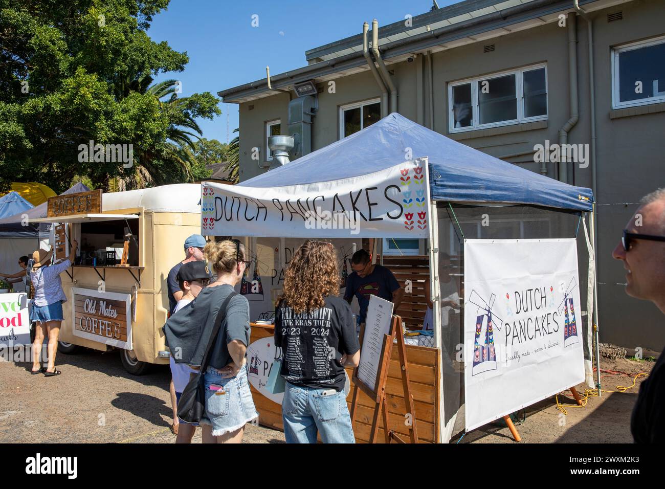 Dutch Pancakes or German pancakes puff at Avalon Beach easter market ...