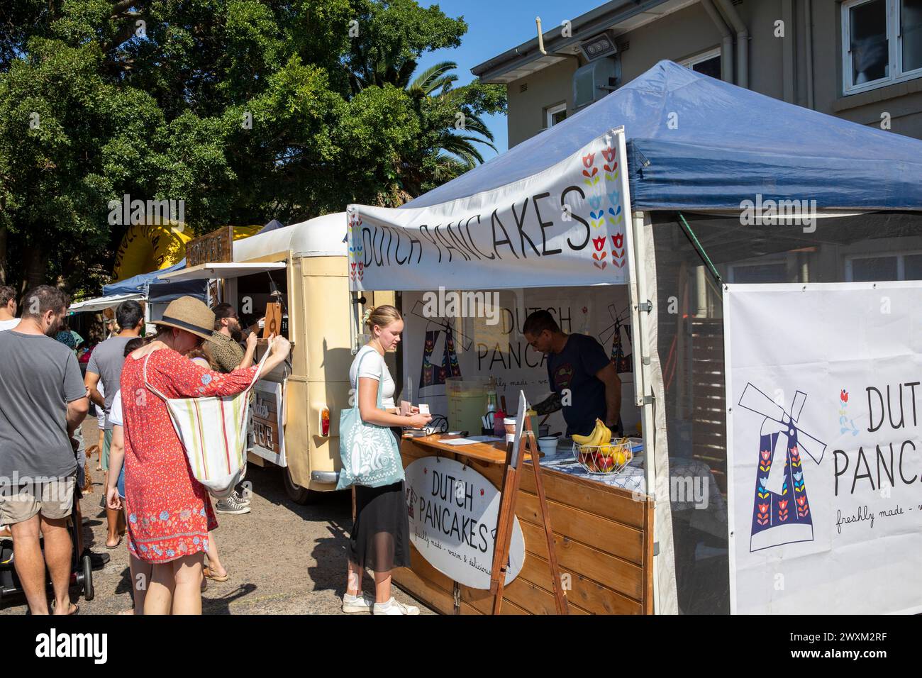 Dutch Pancakes or German pancakes puff at Avalon Beach easter market ...