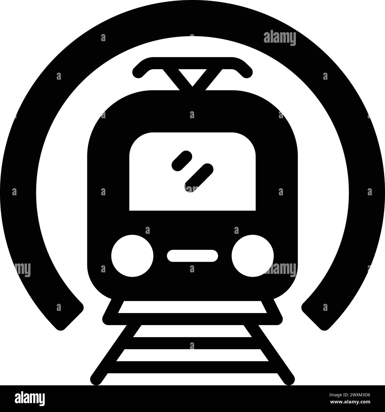 Icon for tram, trains Stock Vector Image & Art - Alamy