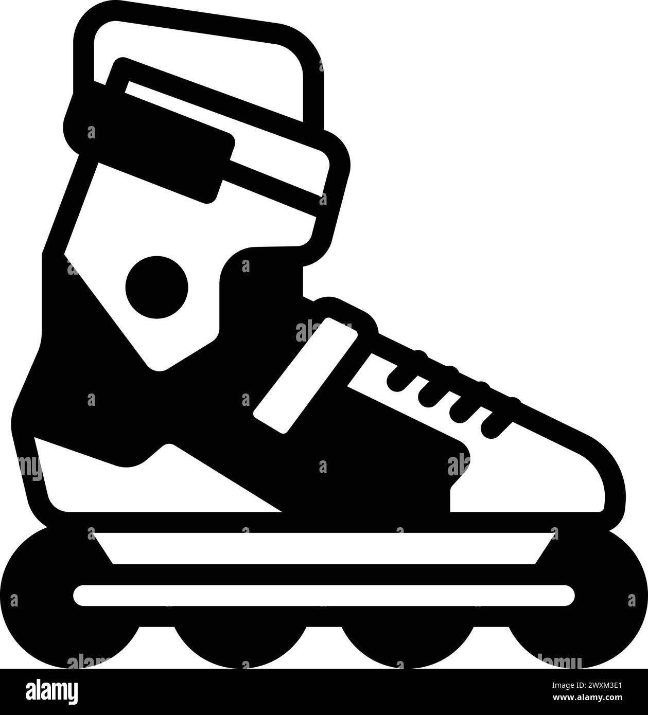 Icon for rollerblading, roller Stock Vector Image & Art - Alamy