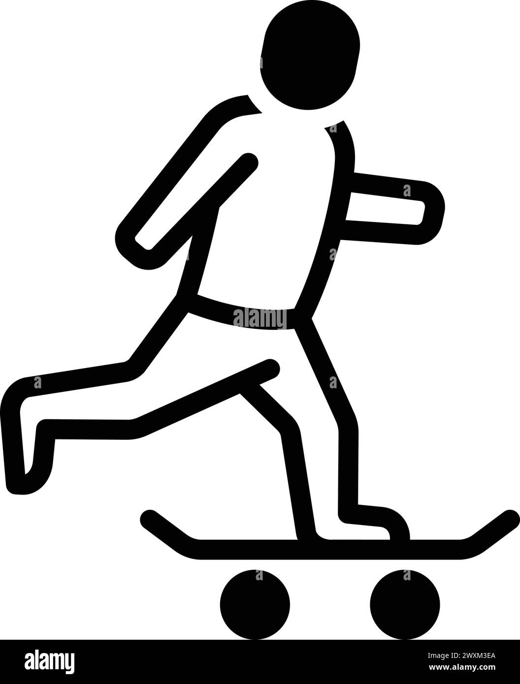 Icon for skateboard, skater Stock Vector Image & Art - Alamy