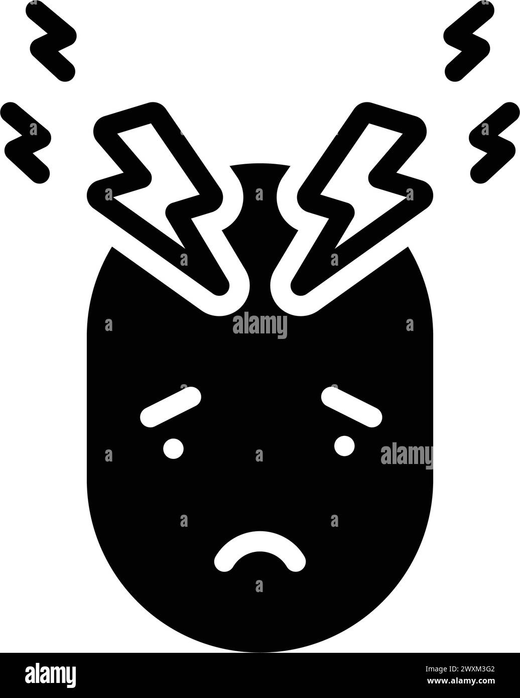 Icon for stress, tension Stock Vector Image & Art - Alamy