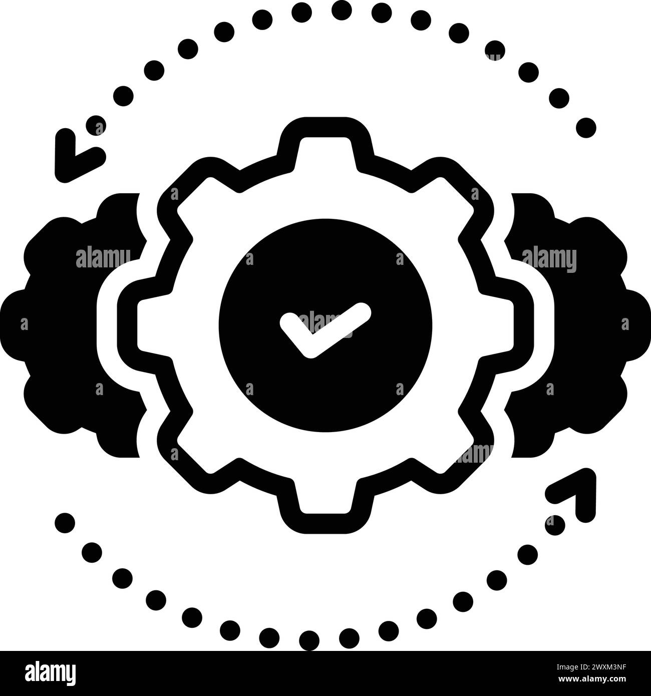 Icon for operation, gear Stock Vector Image & Art - Alamy