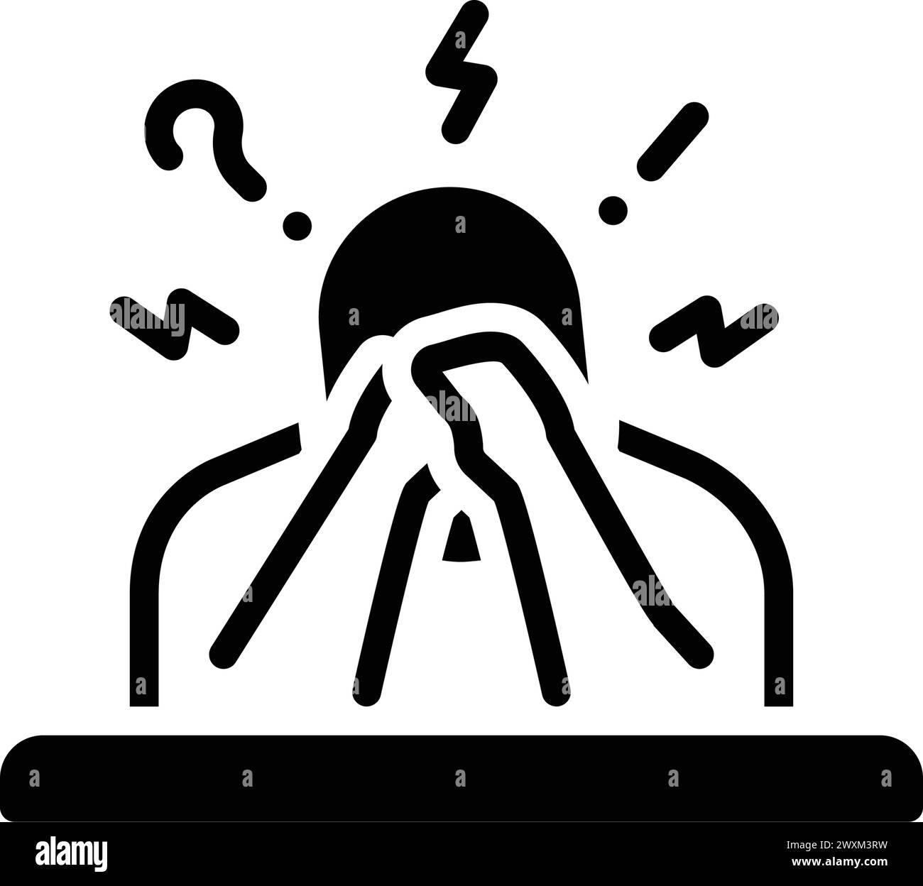 Icon for anxiety, concern Stock Vector Image & Art - Alamy