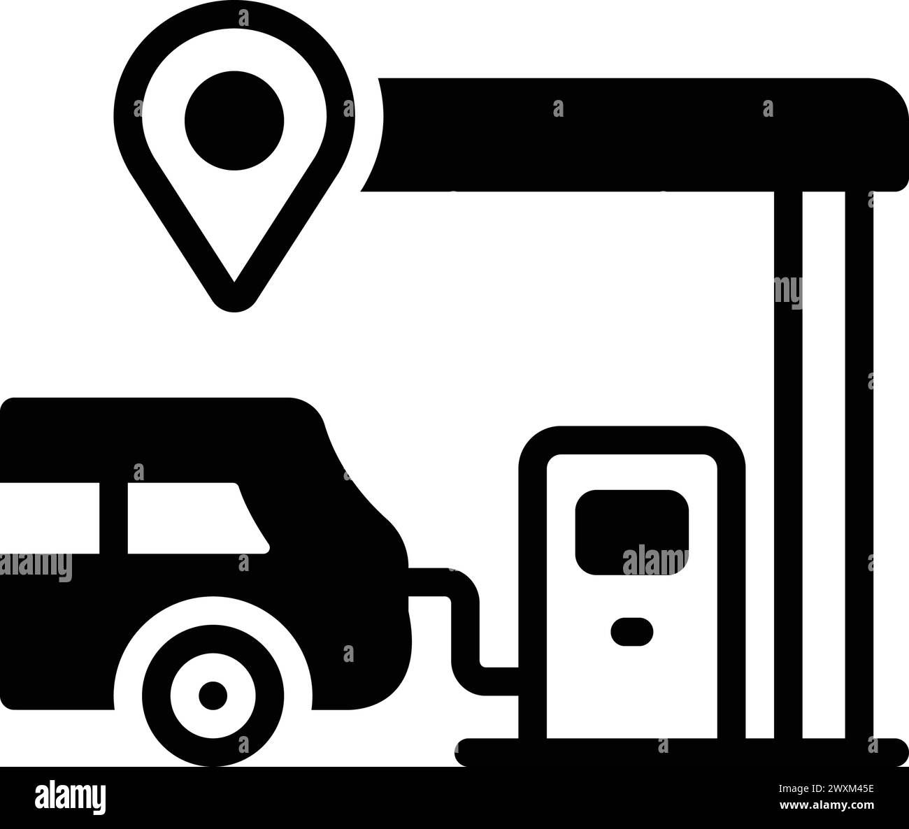 Icon for station, location Stock Vector Image & Art - Alamy