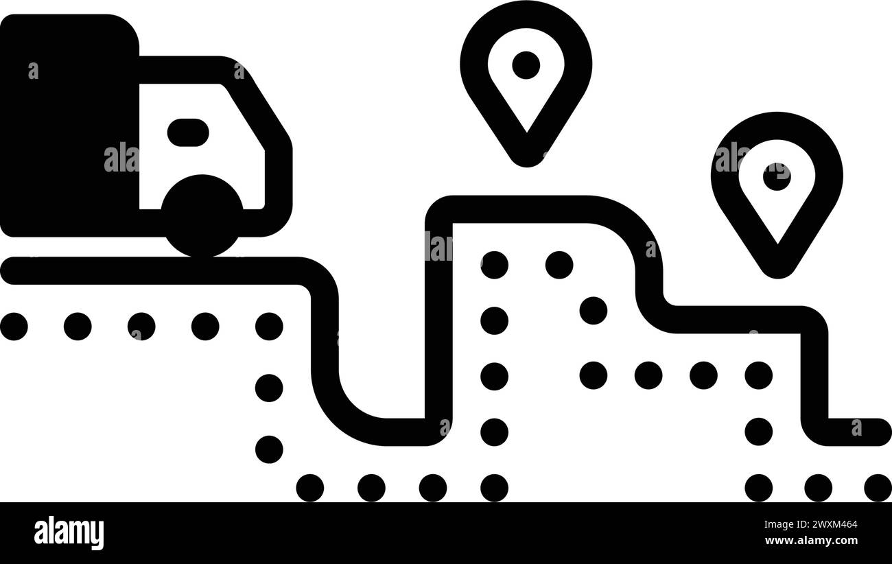 Logistics path Stock Vector Images - Alamy