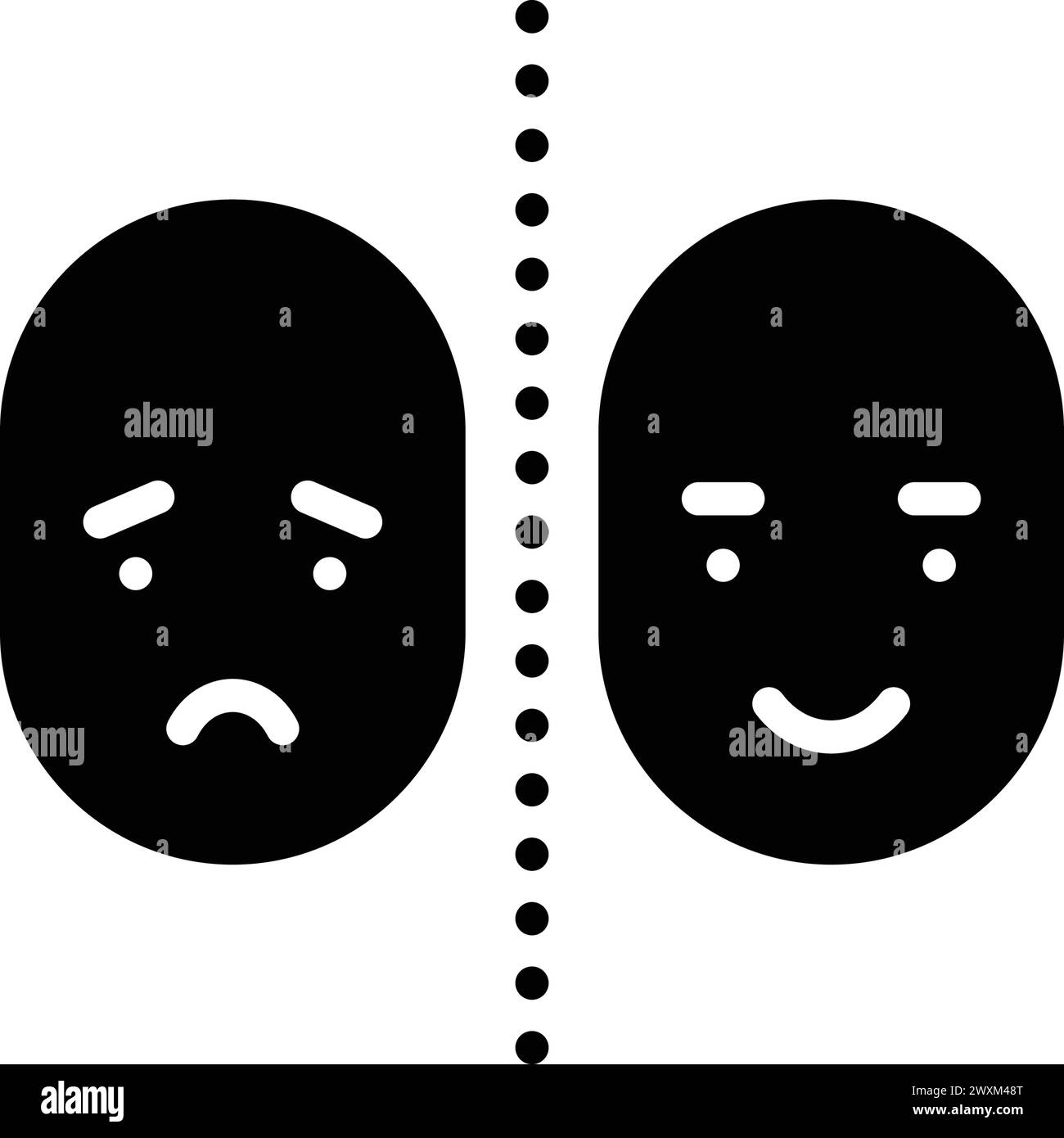 Bipolar mental disorder Black and White Stock Photos & Images - Alamy