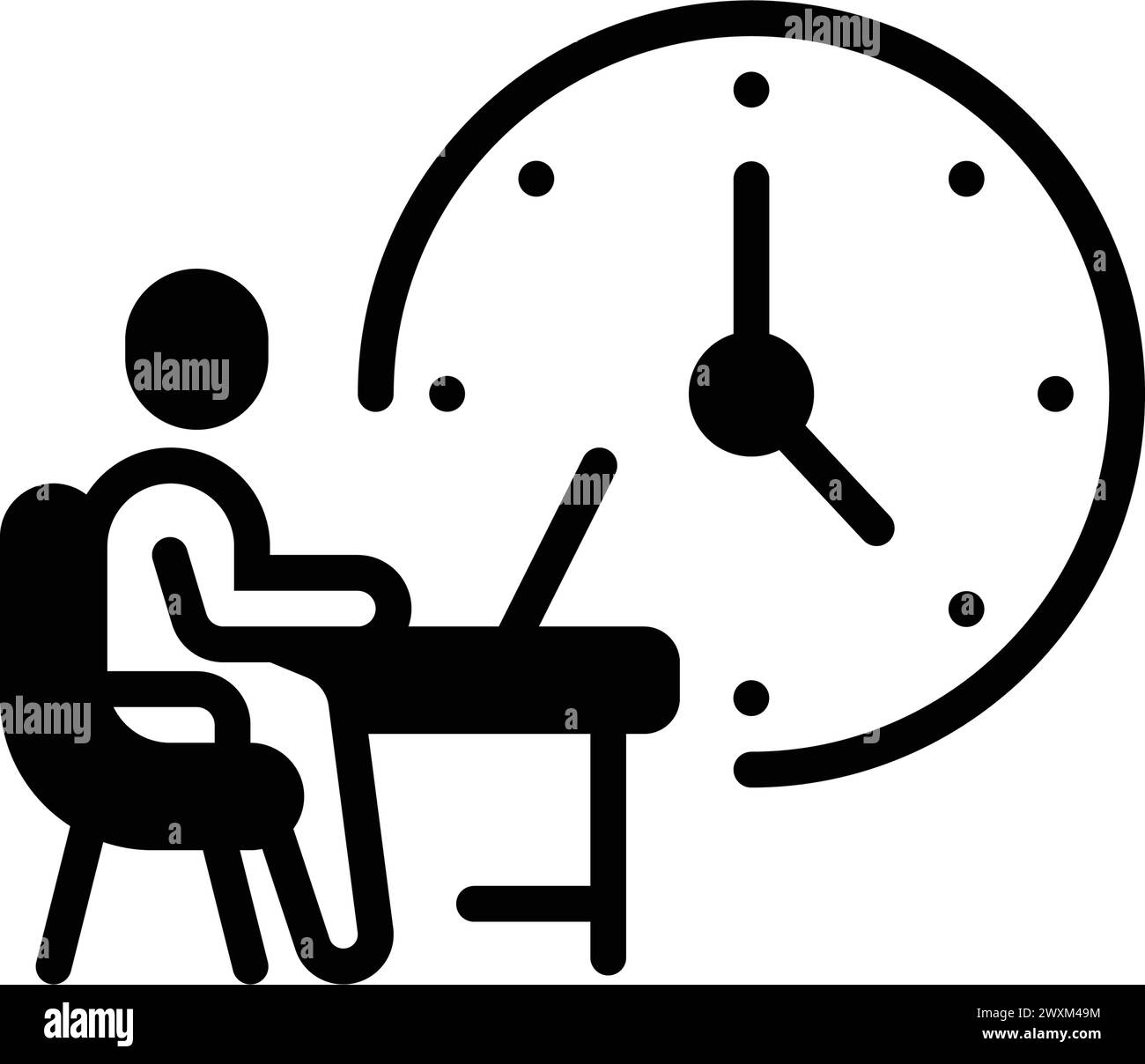 Employee hours Stock Vector Images - Alamy