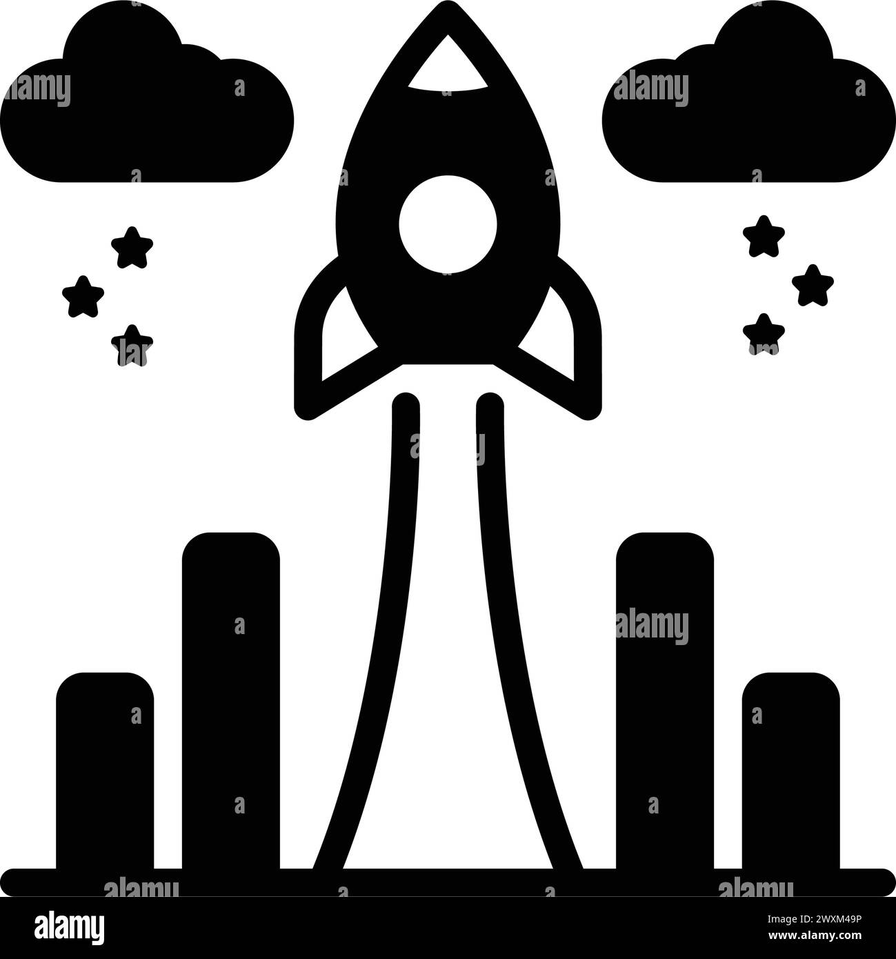 Icon for growth, rocket Stock Vector Image & Art - Alamy