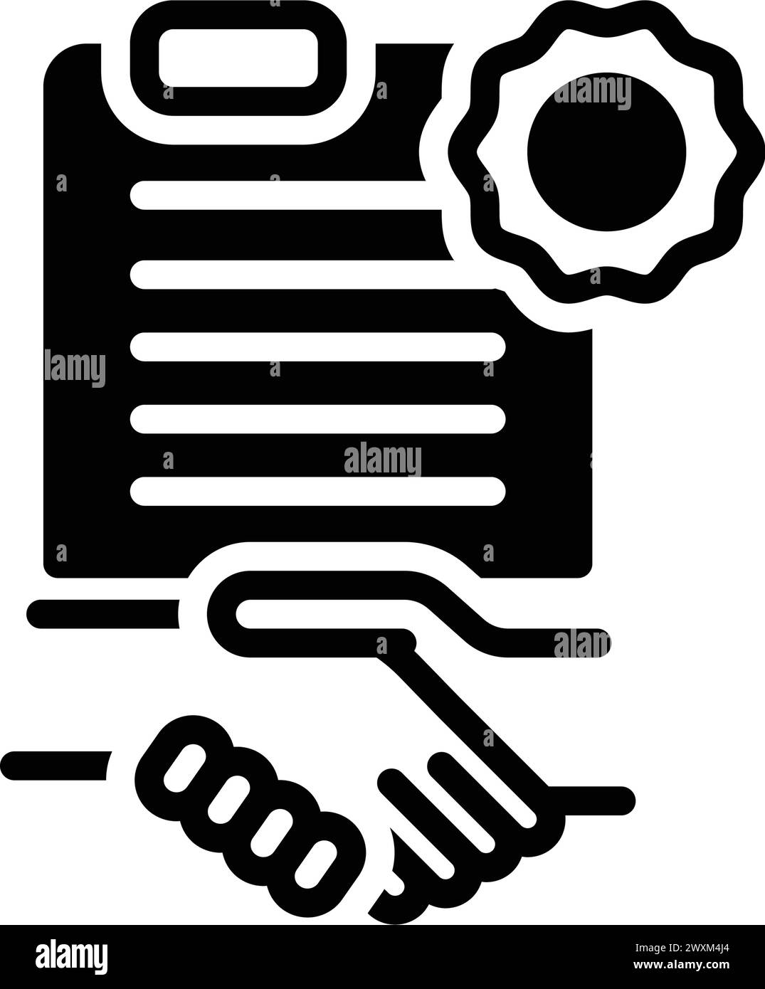 Icon for commitment, handover Stock Vector Image & Art - Alamy