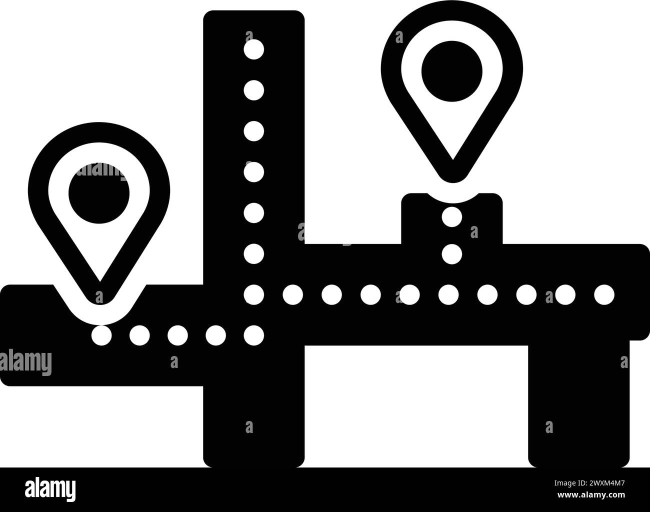 Icon for map, road map Stock Vector Image & Art - Alamy