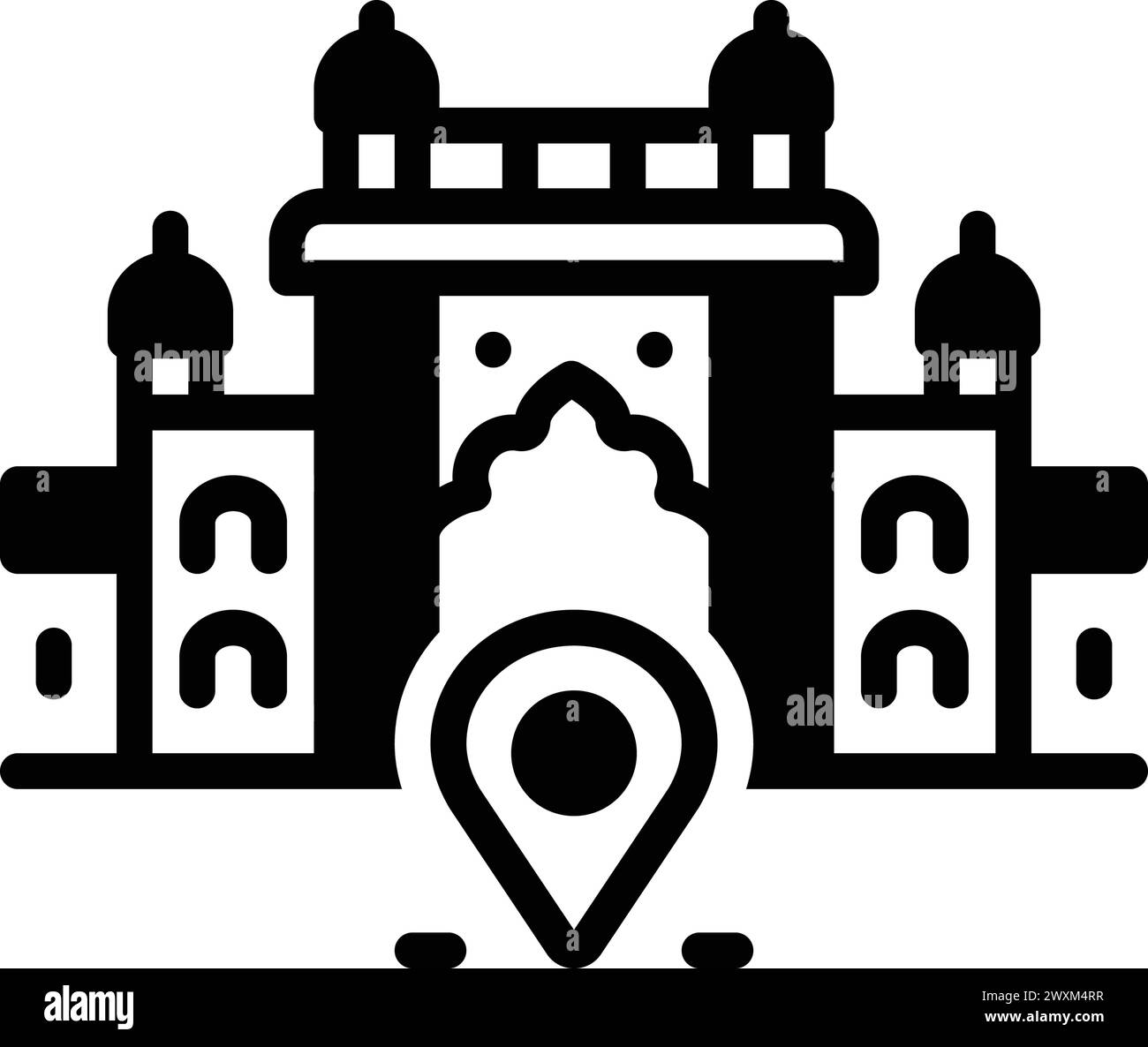 Castle building site Cut Out Stock Images & Pictures - Alamy