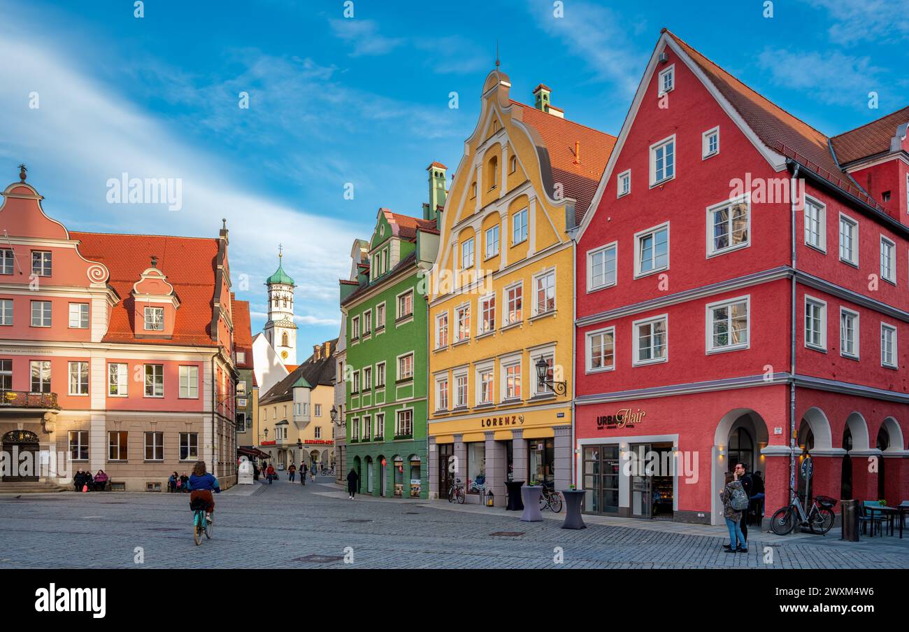 Memmingen, Germany - March 14, 2024: Memmingen is a town in the ...