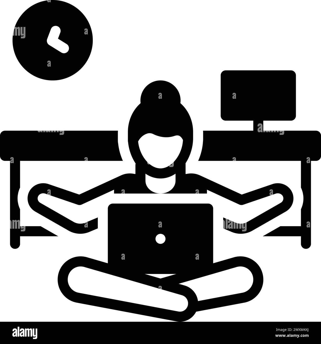 Icon for reduce stress, decompress Stock Vector Image & Art - Alamy