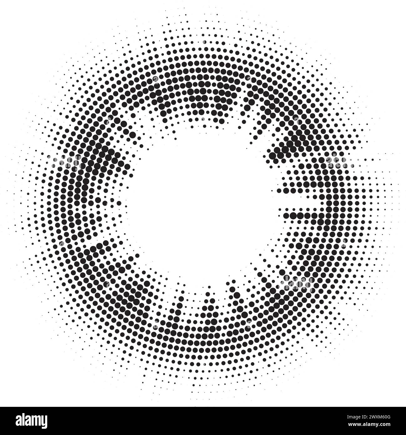 Radial dot emblem hi-res stock photography and images - Alamy