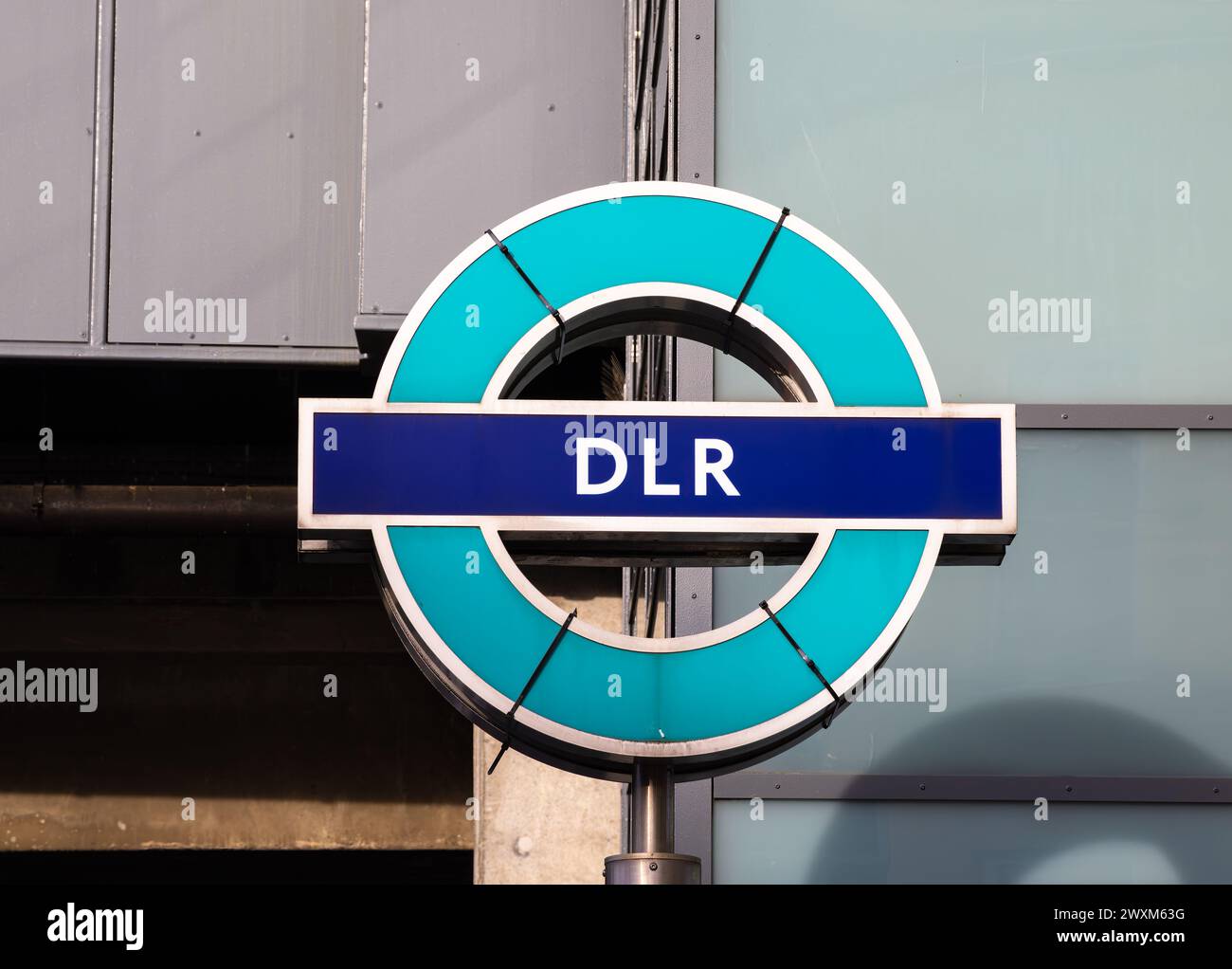 London, United Kingdom - February 26, 2024: The Docklands Light Railway ...