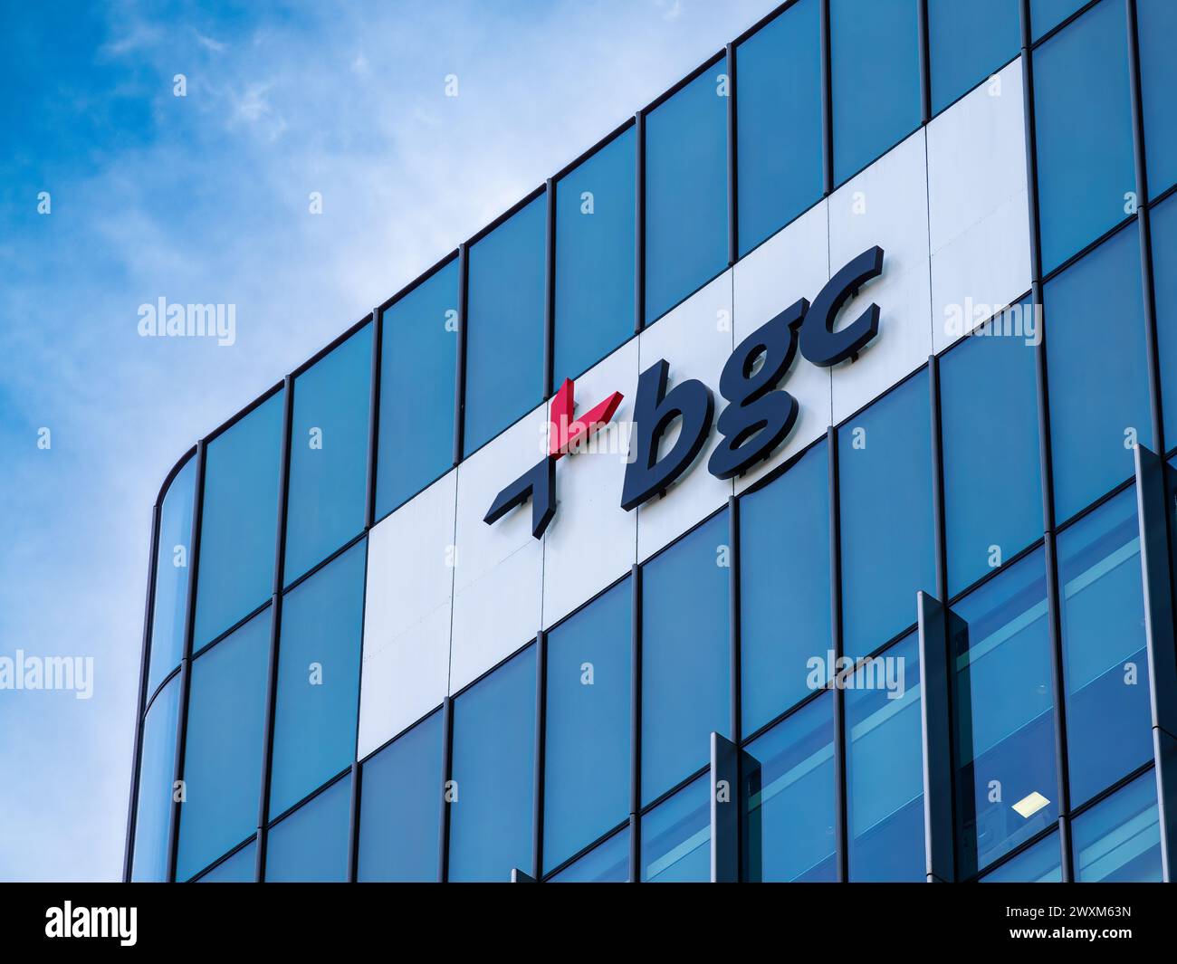 London, United Kingdom - February 26, 2024: BGC Group provides a range ...