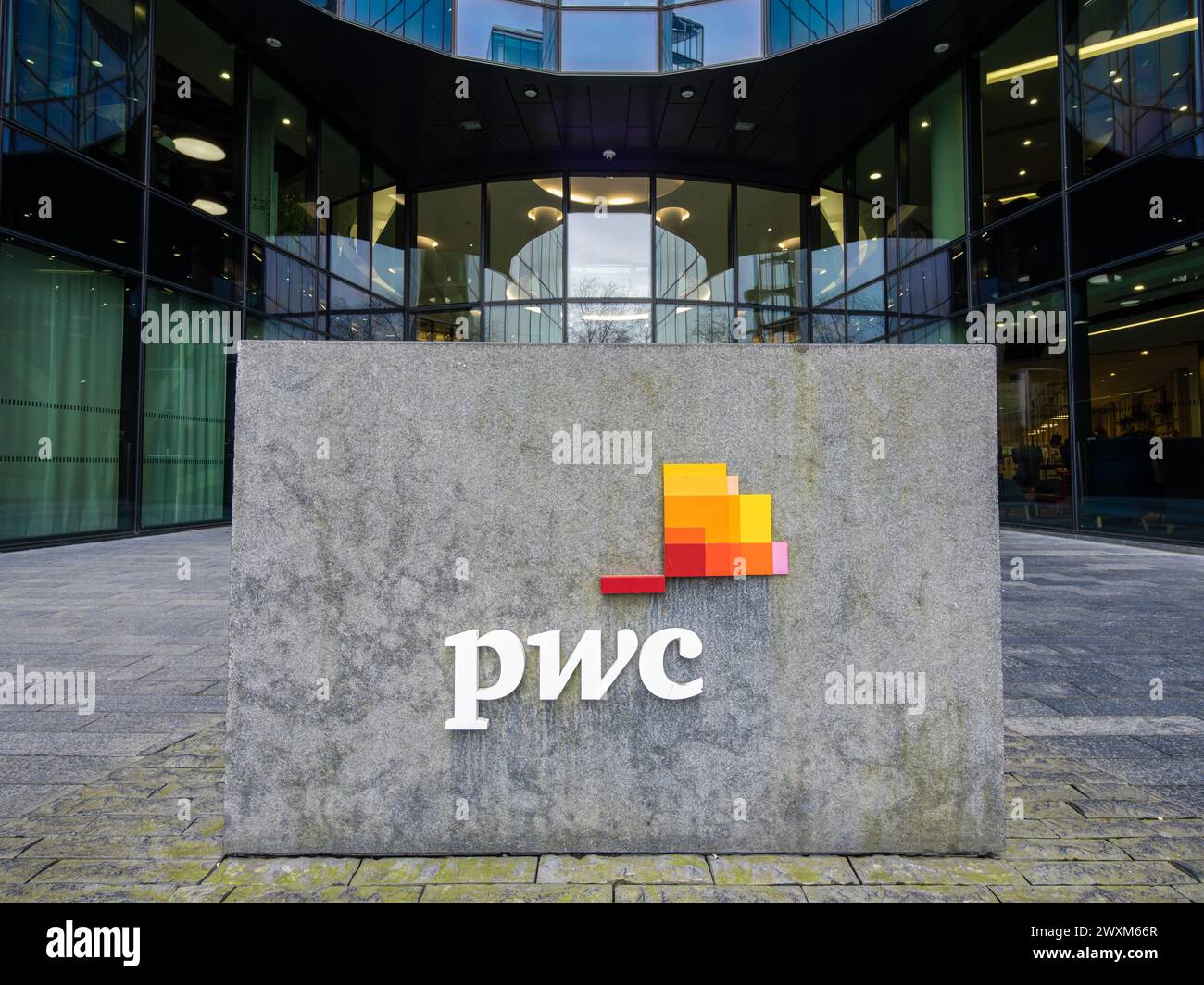 London, United Kingdom - February 26, 2024: Pricewaterhouse Coopers ...
