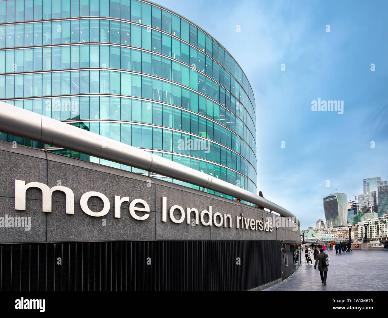 London, United Kingdom - February 26, 2024: More London Riverside is a ...